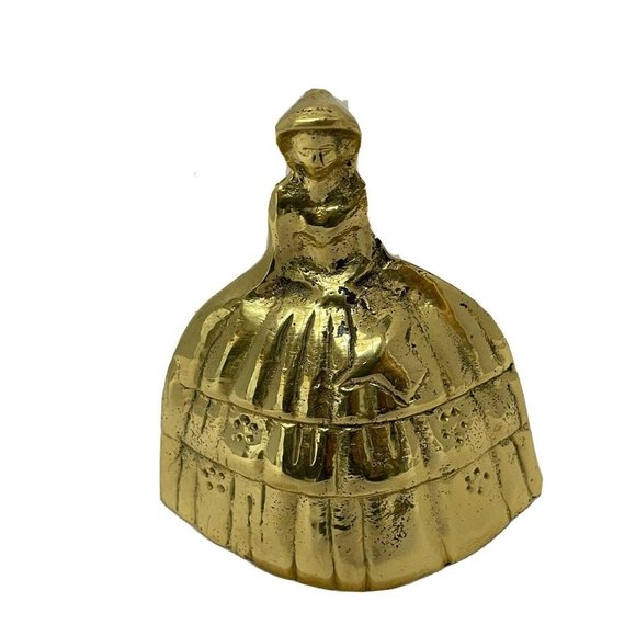 Unbranded | Accents | Vintage Brass Victorian Lady Bell 4 X 3 3 | Poshmark